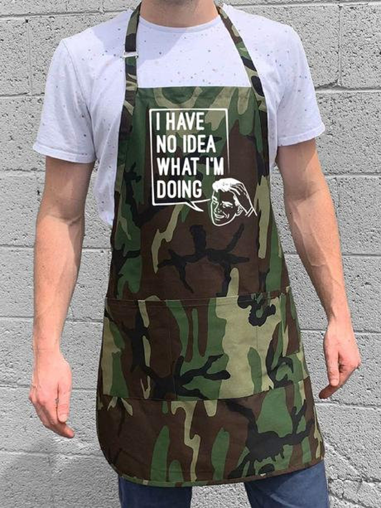 I Have No Idea What I'm Doing Apron / Funny Meme BBQ Grilling Gift ...