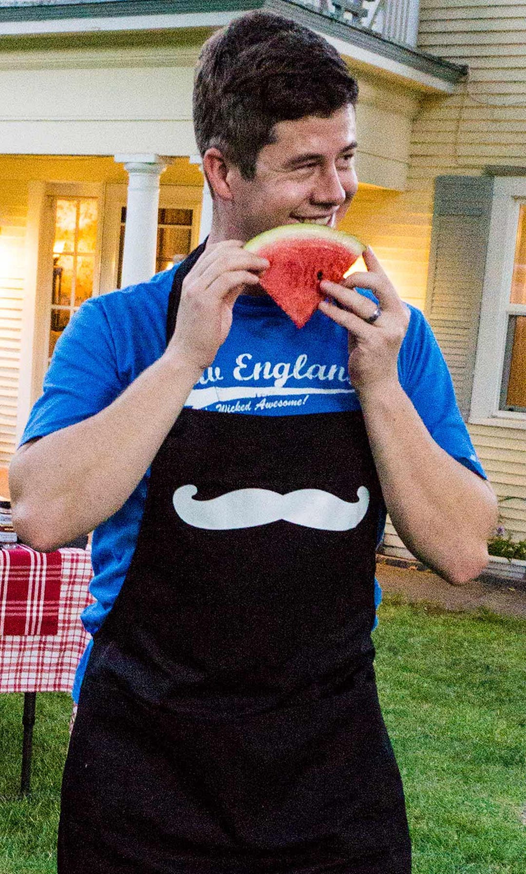 Tablier logo moustache / Funny BBQ Grilling Guy Cadeau / Grande Taille ...