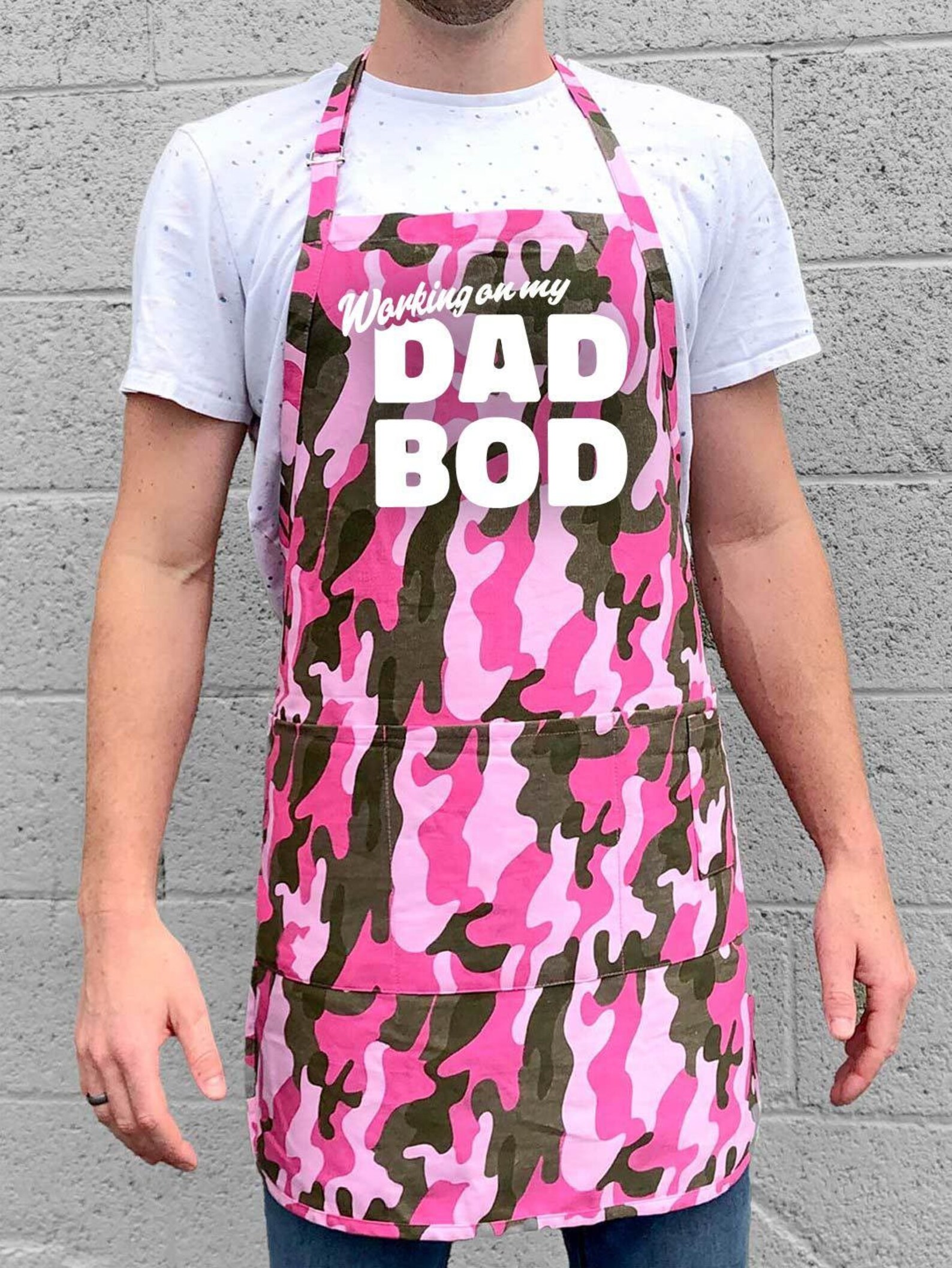 Working on My Dad Bod Apron / Funny Apron for Cooks & Chefs / Large 1 ...