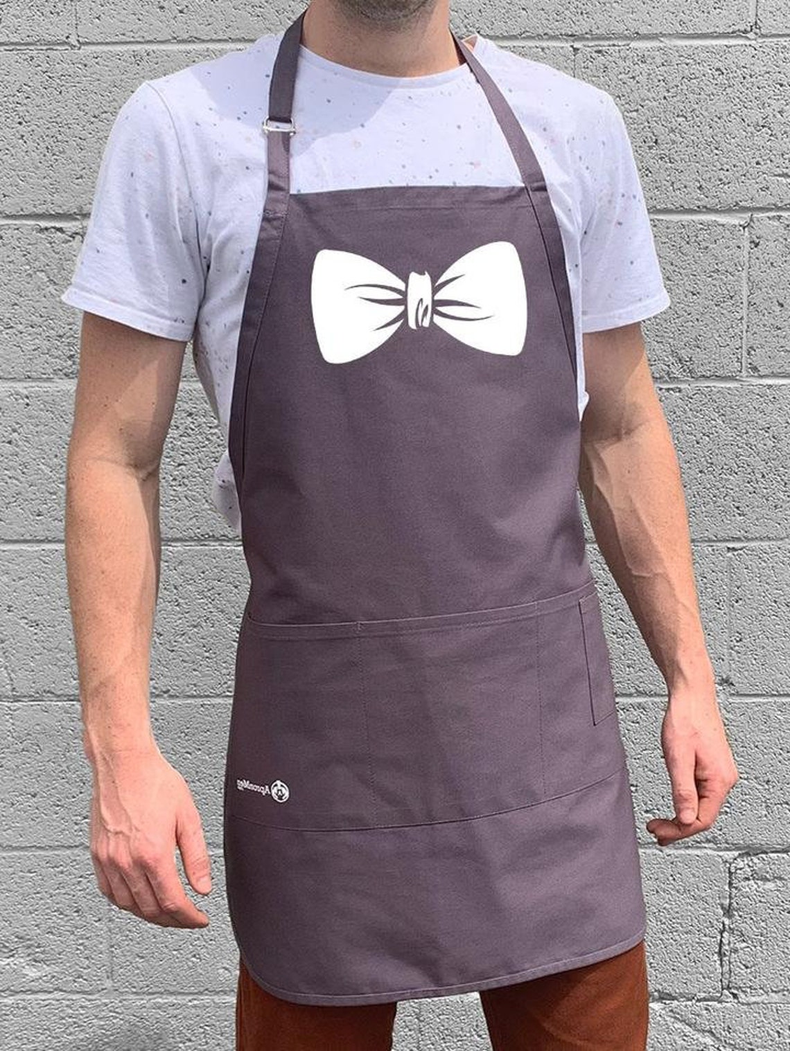 Bow Tie Formal Apron / Funny BBQ Grilling Apron / Apron for | Etsy