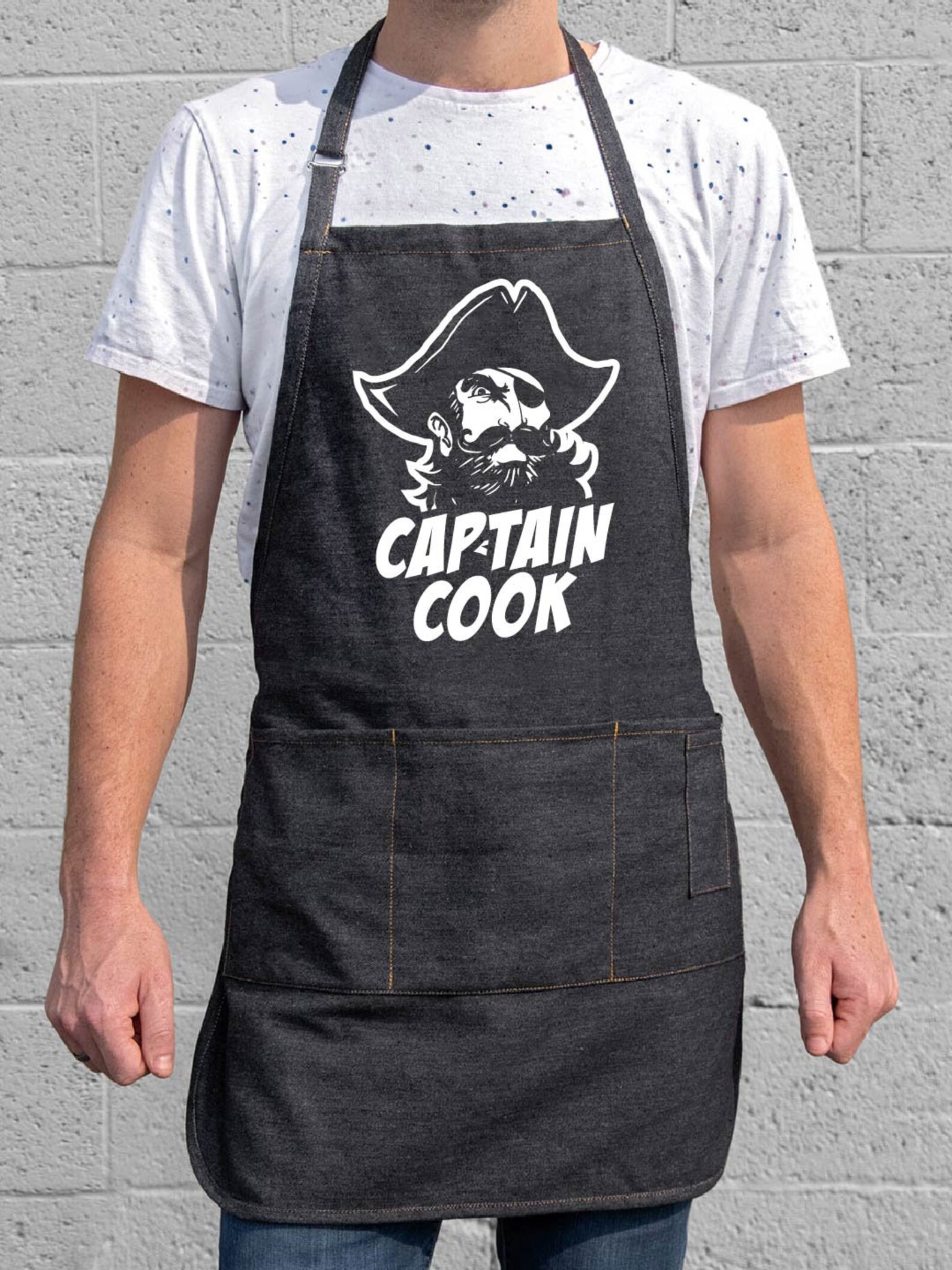 Captain Cook Pirate Apron / Funny BBQ Grilling Gift / Fathers | Etsy