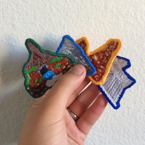 Applikation / Patch small World | Etsy