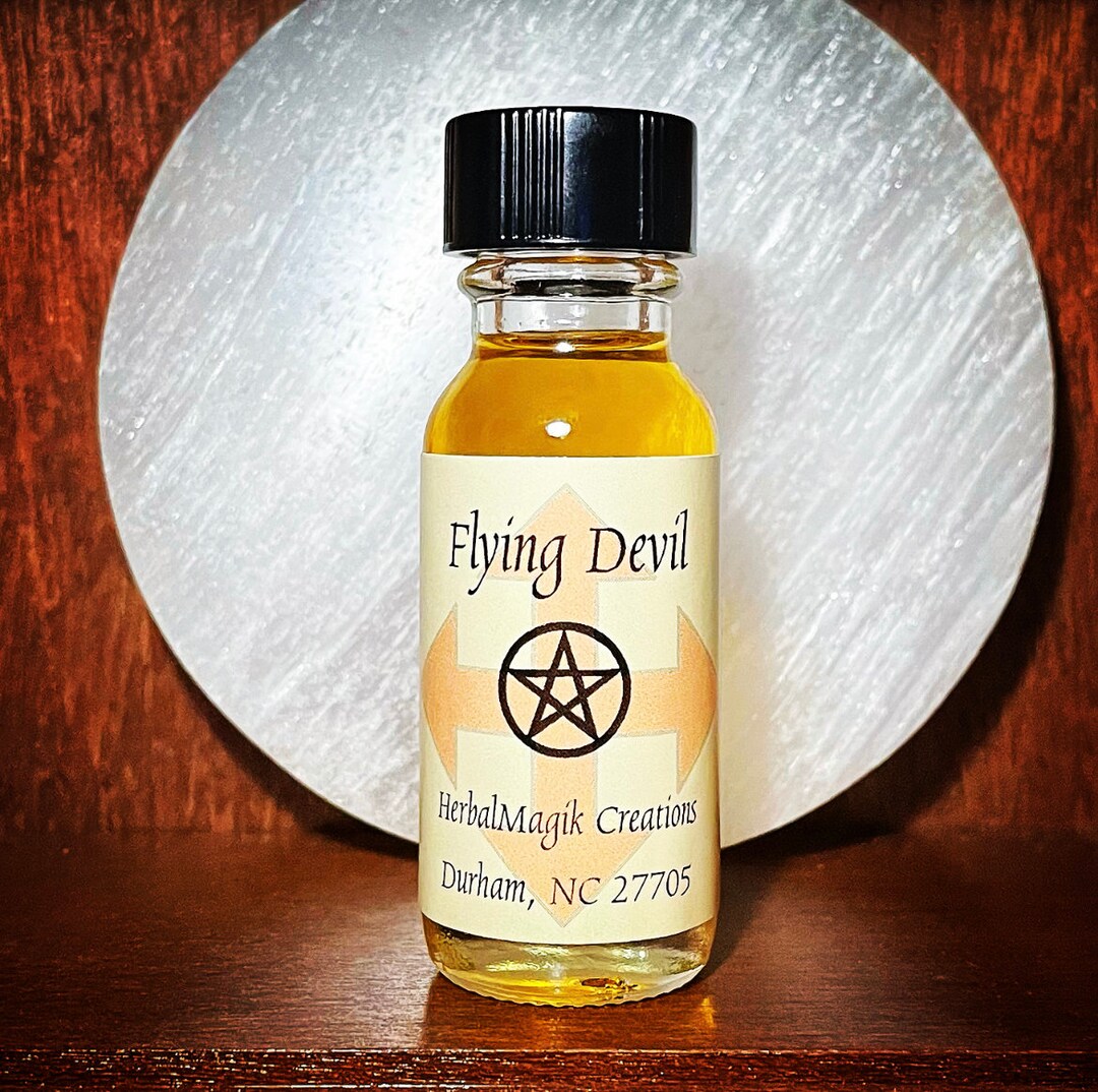 Flying Devil Oil - Etsy