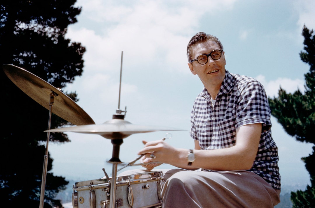 Vintage Dave Brubeck Quartet Photo of Jazz Drummer Joe Dodge 1956 ...