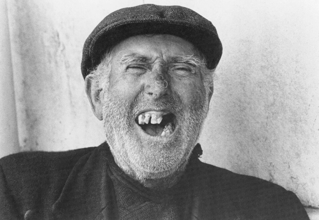 Laughing Irish Man, by Marvin Koner Vintage Black and White Photography ...