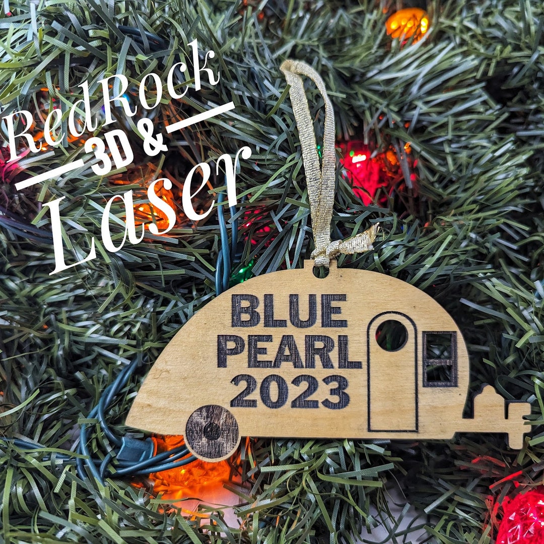 Tear Drop - Camper Trailer - Christmas Tree Ornament - Personalized ...