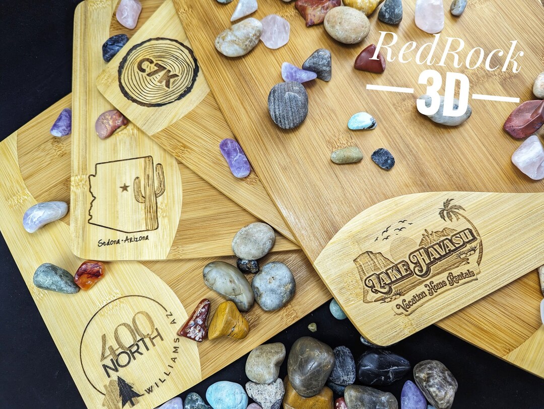 Laser Engraved: Bamboo Cutting Board - Short Term Rental - Airbnb, VRBO ...