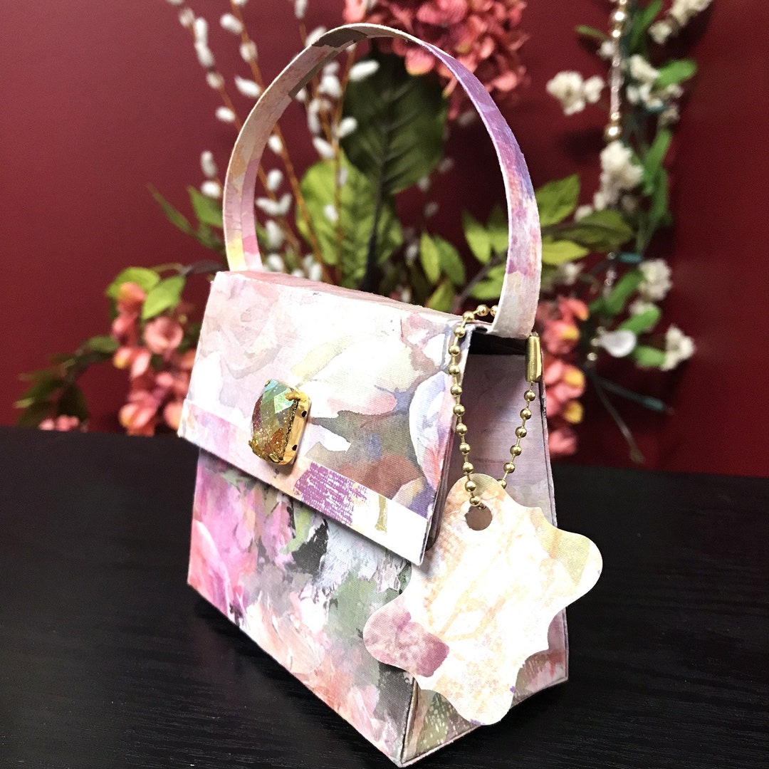 Paper Purse Gift Bag, Purse Gift Box, Party Favors, Favor Bag ...