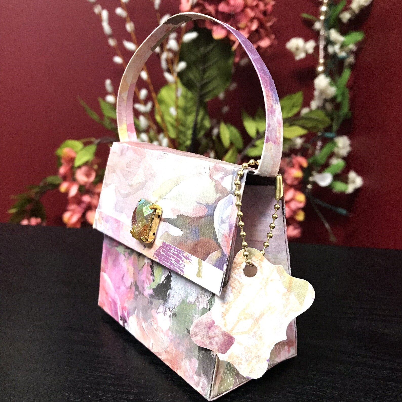 Paper Purse Gift Bag, Purse Gift Box, Party Favors, Favor Bag ...