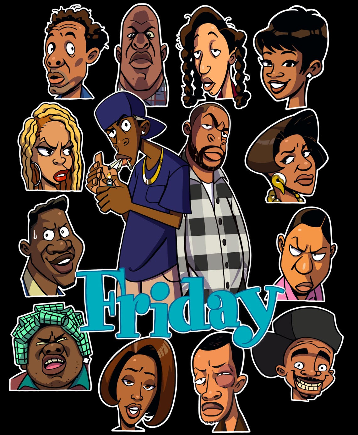 DOWNLOADABLE Friday Movie Bye Felicia PNG Design - Etsy