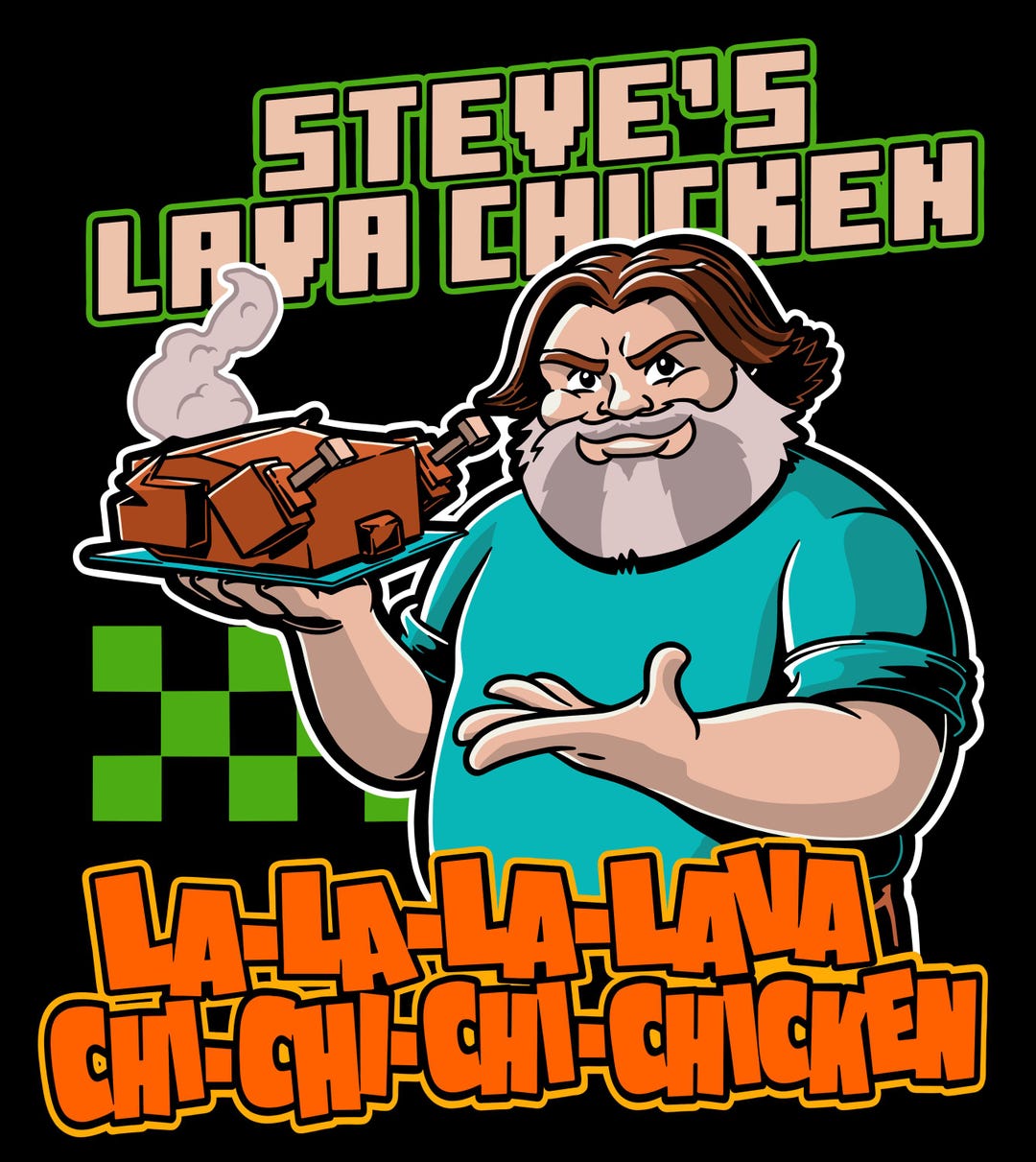 Downloadable Steves Lava Chicken Restaurant PNG, Minecraft Movie La La ...