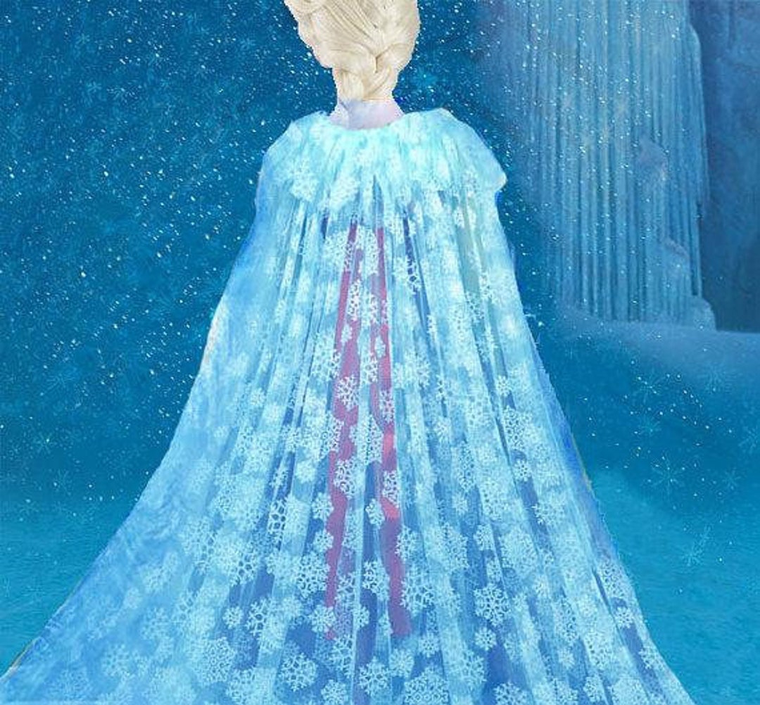 Frozen Elsa Snowflake Cape - Etsy