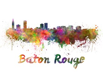 Baton Rouge Canvas - Etsy