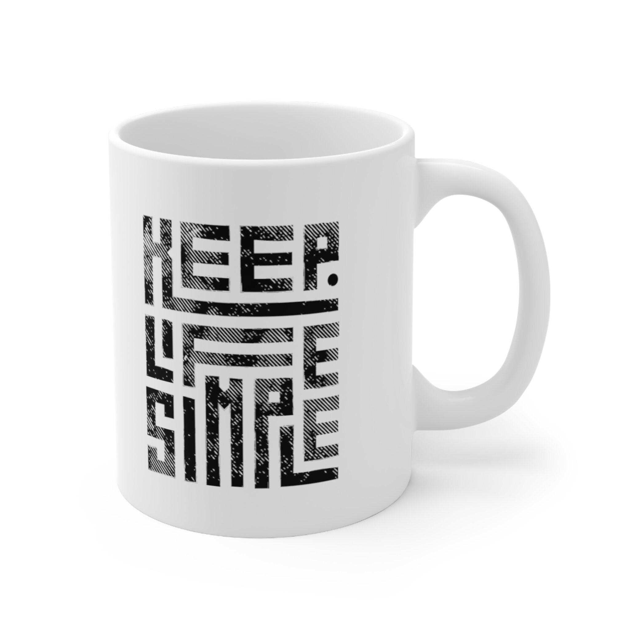 Keep Life Simple Ceramic Mug - Etsy