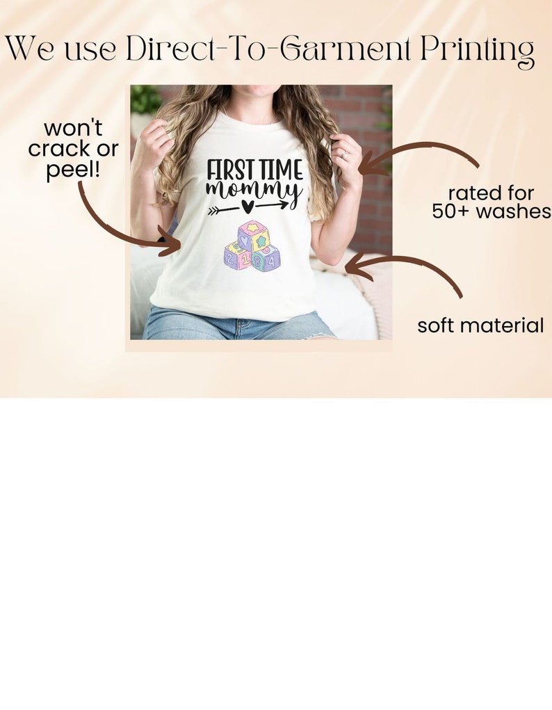 First Time Mommy Shirt, New Mommy Comfort Shirt, Pregnancy Reveal Shirt ...