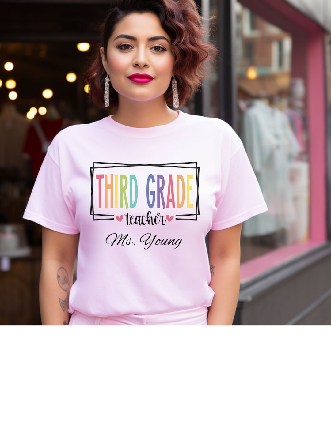 Third Grade Teacher Team, Cute 3rd Grade Shirt, Matching School Shirt ...