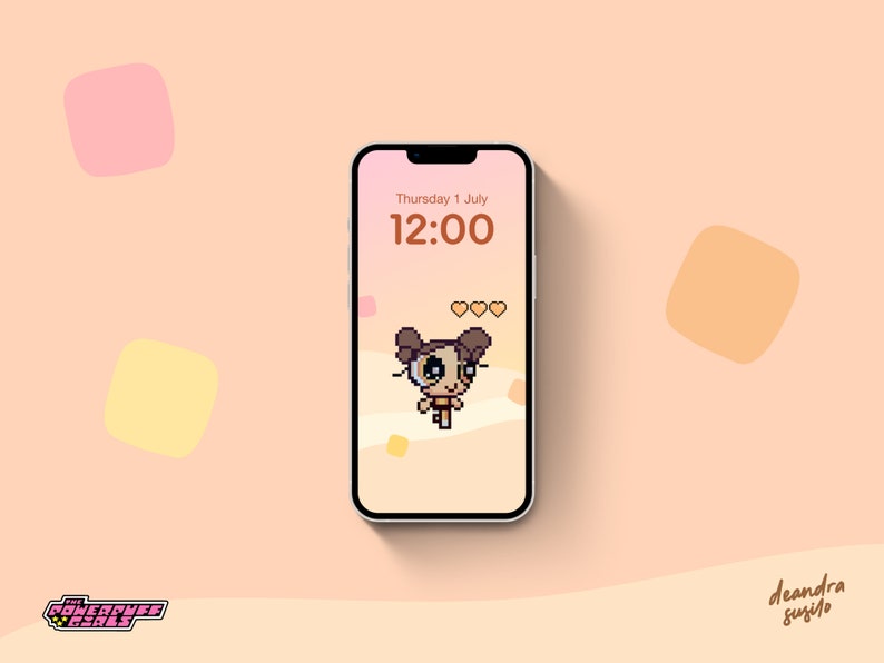 New Jeans Powerpuff Girls iPhone 13 Lockscreen Wallpaper - Etsy Australia