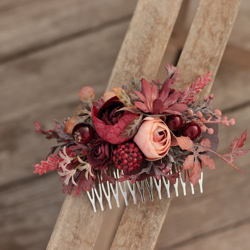 Flower Hair Comb Wedding Hair Comb - Etsy