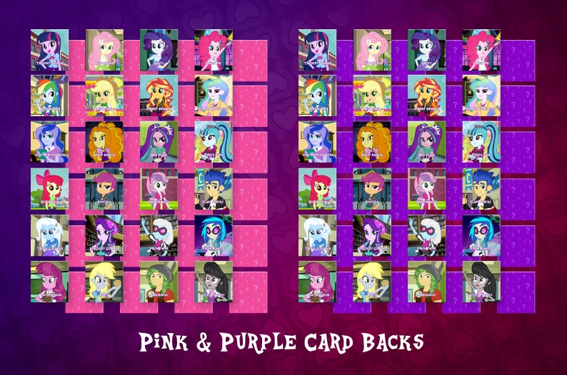 MLP Equestria Girls: Guess Who? | Digital Download PDF - Etsy