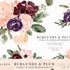 Lavender Watercolor Flowers Clipart, Purple Flower Wreath, DIY Rustic ...