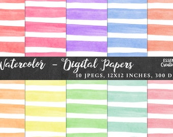 Floral Borders Clipart Watercolor Background 12x12 5x7 A4 | Etsy