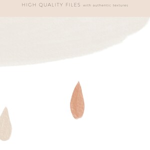 Neutral Cloud and Rain Poster, Boho Nursery Decor, PRINTABLE Cloud Wall ...