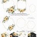 Buy Watercolor Sunflowers Babys Breath Clipart, Rustic Fall Flowers ...