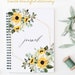 Watercolor Sunflowers Babys Breath Clipart, Rustic Fall Flowers Clip ...