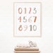 Neutral Numbers Poster, Boho 0-10 Print, 123 PRINTABLE Wall Art ...