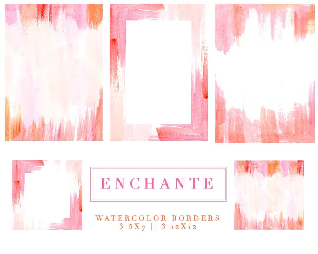 Pink Watercolor Paint Strokes Clipart, Splash Clipart, Splatter ...