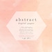 Abstract Watercolor Background Digital Paper, Blush Pink Orange Coral ...