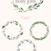 Christmas Wreath Clipart, Holly Jolly Clip Art, Watercolor Winter ...
