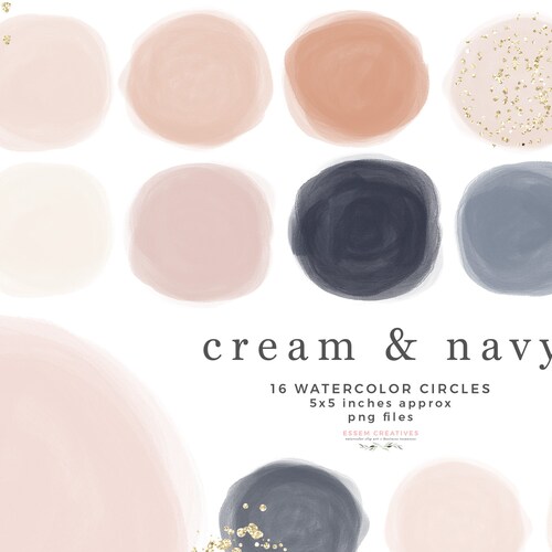 Pink Watercolor Circles Clipart Instagram Story Highlight - Etsy