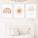 Neutral Cloud and Rain Poster, Boho Nursery Decor, PRINTABLE Cloud Wall ...