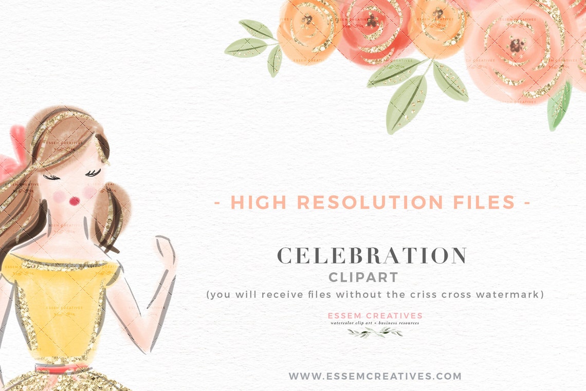 Celebration Party Clip Art Valentine's Day Clipart - Etsy