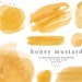 Buy Honey Mustard Watercolor Clipart Texture Shape Splash, Yellow ...