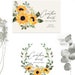 Buy Watercolor Sunflowers Babys Breath Clipart, Rustic Fall Flowers ...