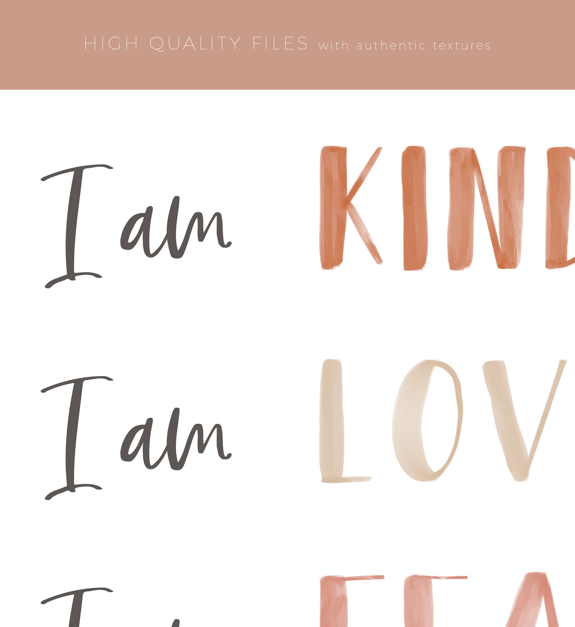 Neutral Affirmations for Kids Poster, Boho Daily Saying Print ...