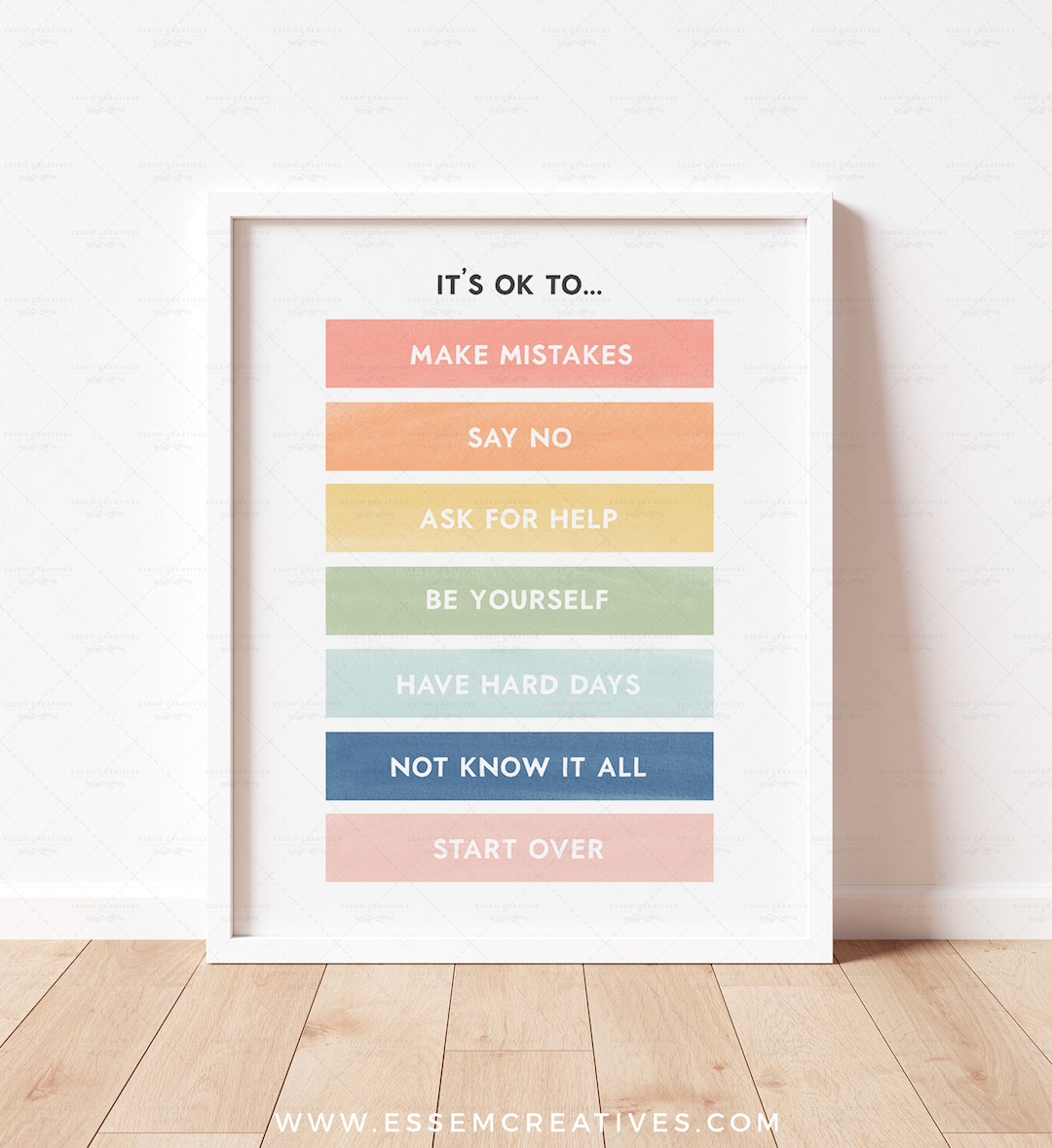 It's Ok to Feel Poster for Kids, Emotional Chart for Preschool ...