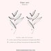 Line Art Leaves Clipart Illustration, Botanical Greenery Foliage ...