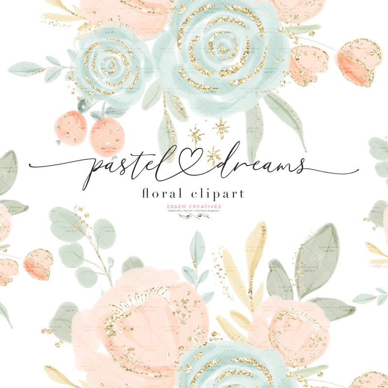 Peach and Mint Green - Etsy