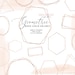 Empty Rose Gold Geometric Frames Clipart, Crystal Frames Clip Art ...
