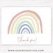 Watercolor Rainbow Clipart, Circles Clipart, Digital Planner Stickers ...