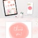 Pink Watercolor Circles Clipart, Instagram Story Highlight, Digital ...