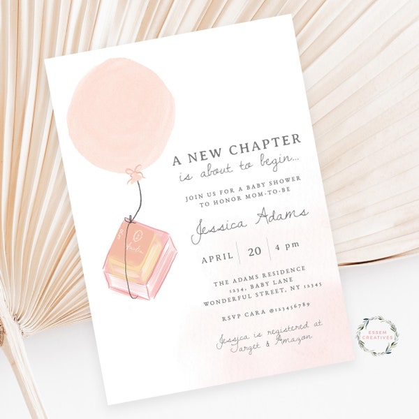 New Chapter Baby Shower Invite - Etsy