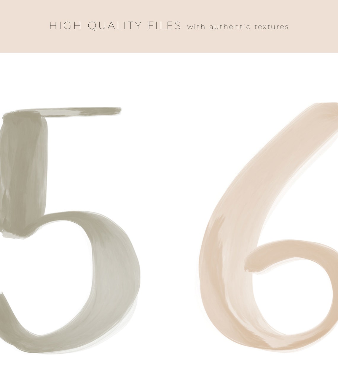 Neutral Numbers Poster Boho 0-10 Print 123 PRINTABLE Wall - Etsy