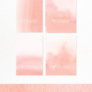 Pink Watercolor Paper, Abstract Printable Digital Paper, Watercolor ...