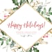 Christmas Wreath Clipart, Holly Jolly Clip Art, Watercolor Winter ...