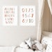 Buy Neutral Alphabet and Numbers Print, Boho Alphabet Poster, PRINTABLE ...