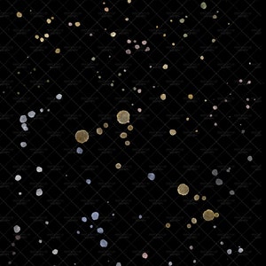 Gold Paint Splatter Clipart Overlay, Watercolor Ink Splatter Clip Art ...